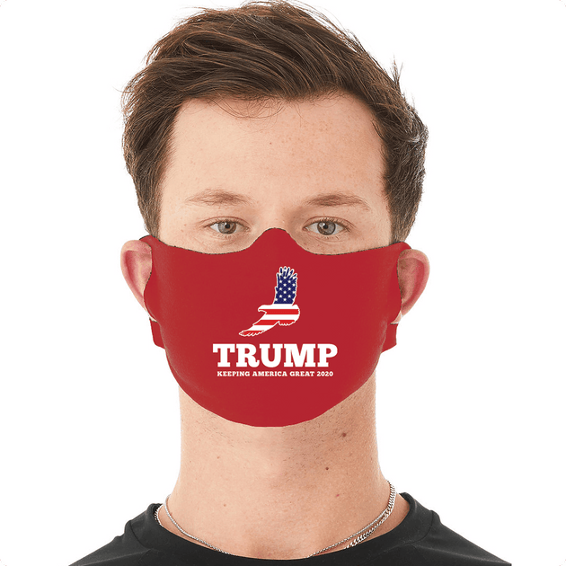 Eagle Trump Fabric Face Covering / Face Mask | Designs by MyUtopia ...