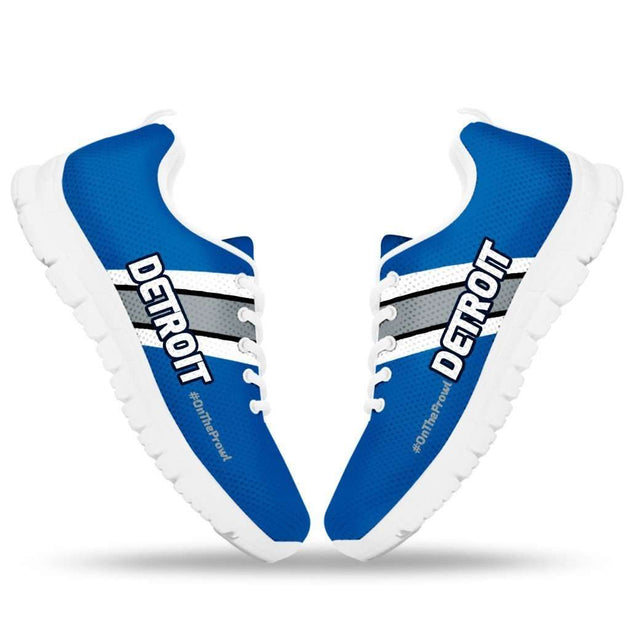#OnTheProwl Detroit Fan Mesh Fabric Running Shoes | Designs by MyUtopia ...
