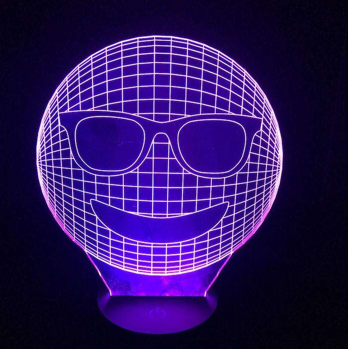 smiley face lamp